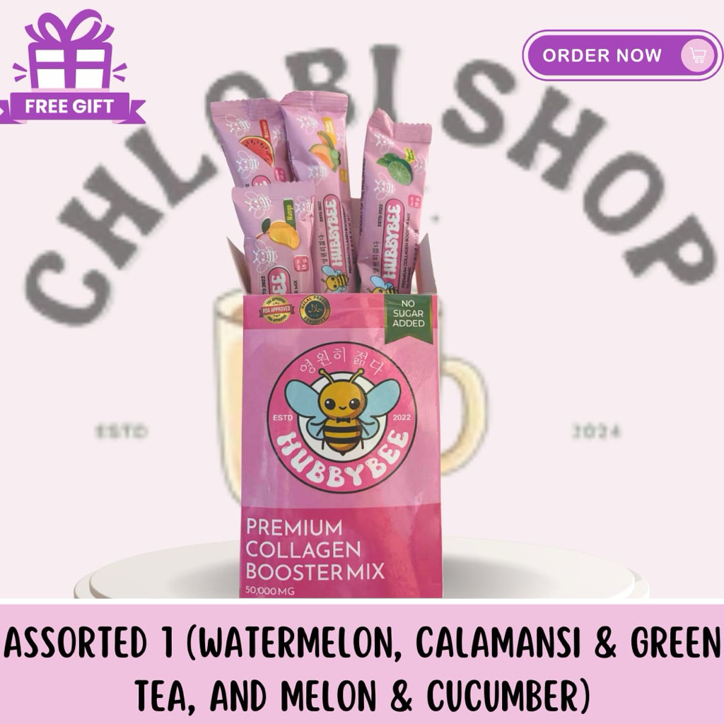 HUBBYBEE PREMIUM COLLAGEN BOOSTER MIX BY DAVID AND RYE (10SACHETS/BOX ...