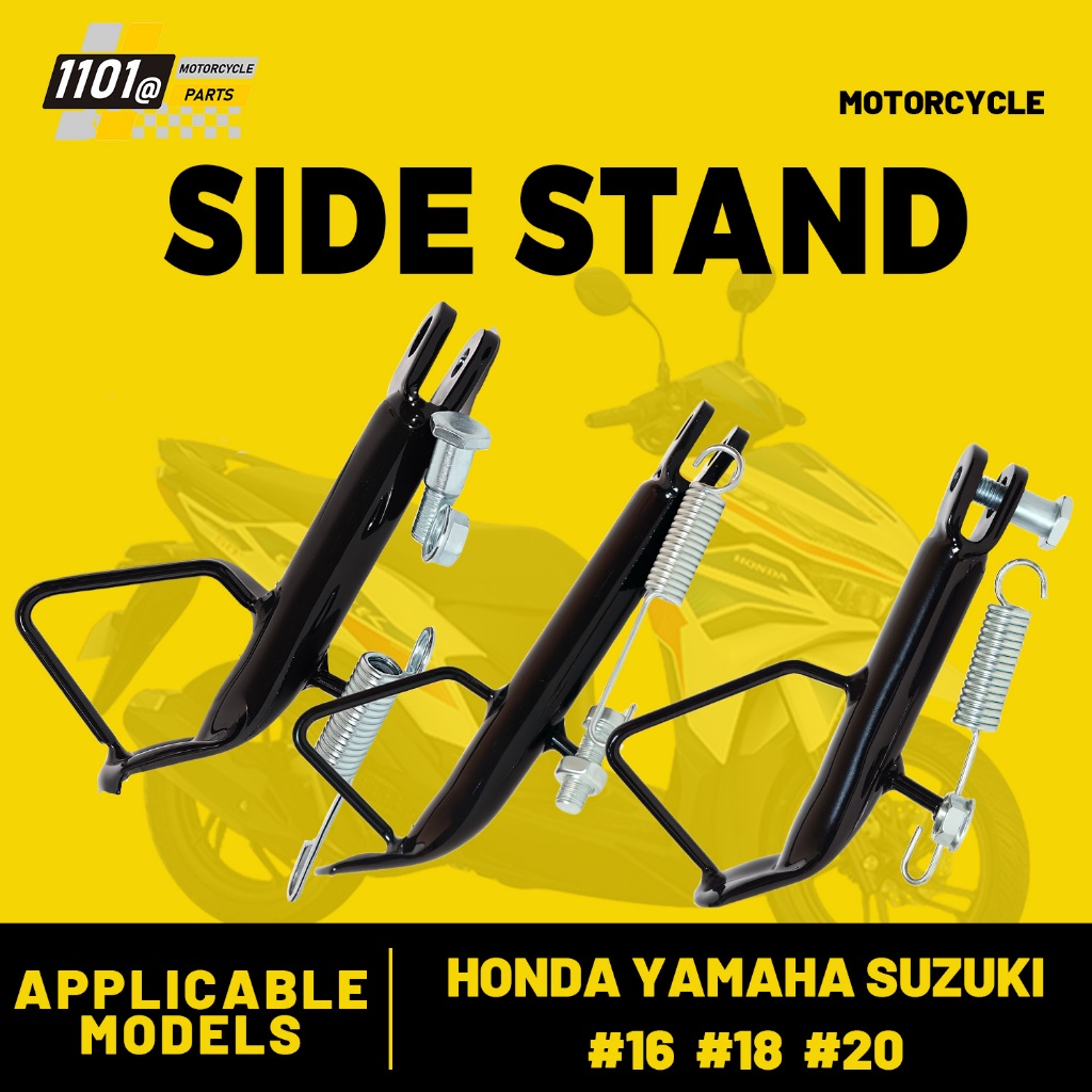1101@Side Stand Heavy Duty UNIVERSAL Motorcycle non-skid classic 16/18 ...