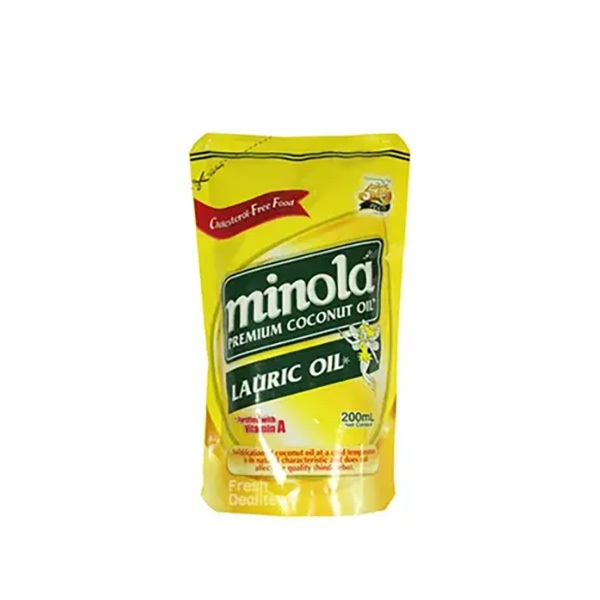 Minola Premium Coconut oil Lauric Oil 200ml | Shopee Philippines