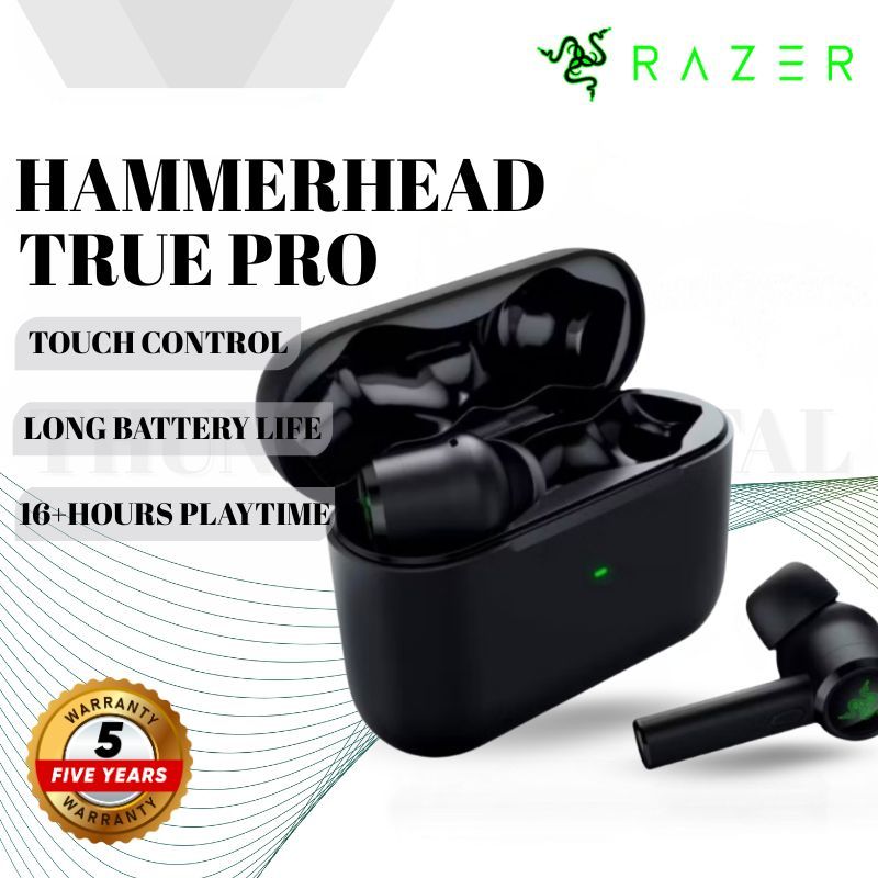 Razer Hammerhead True Wireless Pro Bluetooth 5.0 TWS Earphones Gaming ...