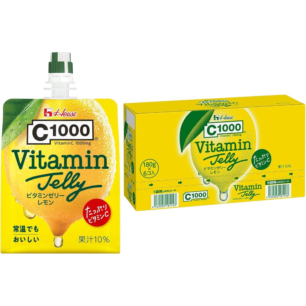 House Foods C1000 Vitamin Lemon Jelly Drink180g x 6 bags (contains ...