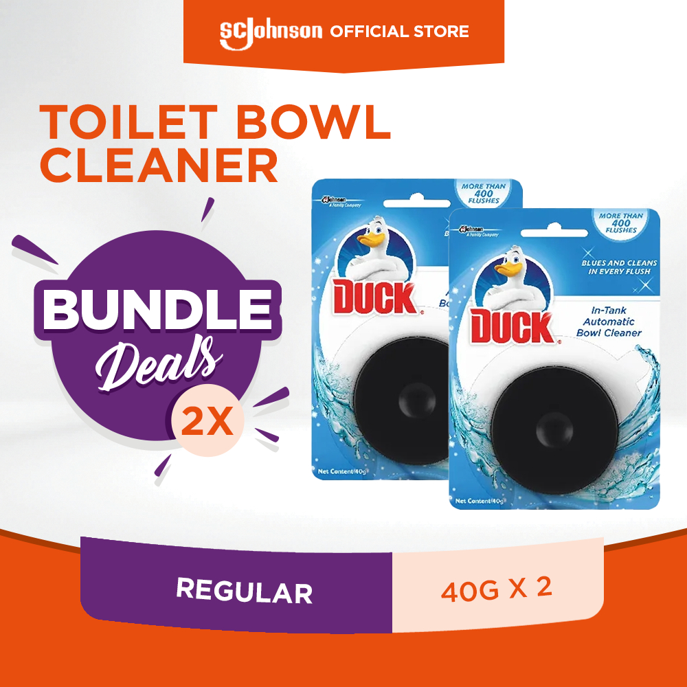Duck In-Tank Block Automatic Toilet Bowl Cleaner 40g - Regular - Set of ...