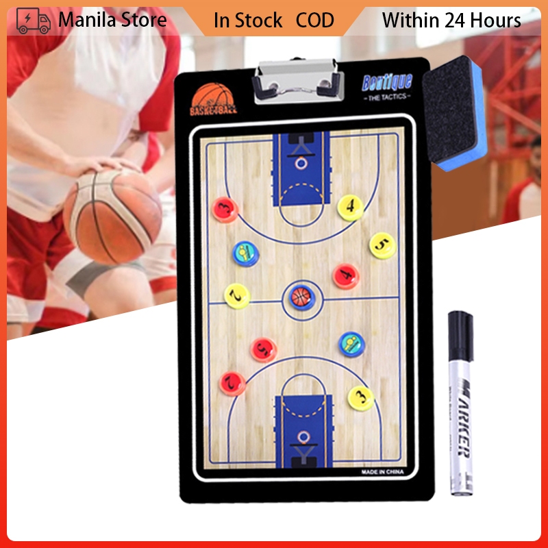Basketball Coaching Board Reinforced Corners for Outdoor Court Strategy ...