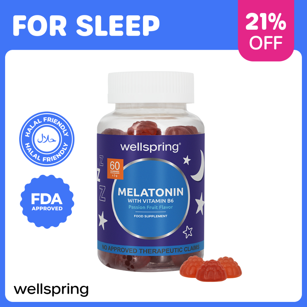 Wellspring Melatonin Gummies for Improve Sleep Quality Relieve Stress ...