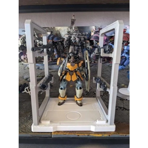Gunpla Hangar Display – 1/144 & 1/100 Scale Gundam Model Kit Base ...