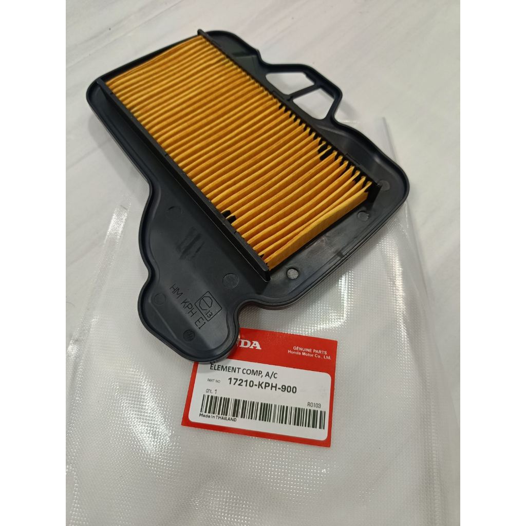 HONDA XRM 125 AIR FILTER ELEMENT FI RS 125 FI WAVE 110 FI NEW THAILAND ...