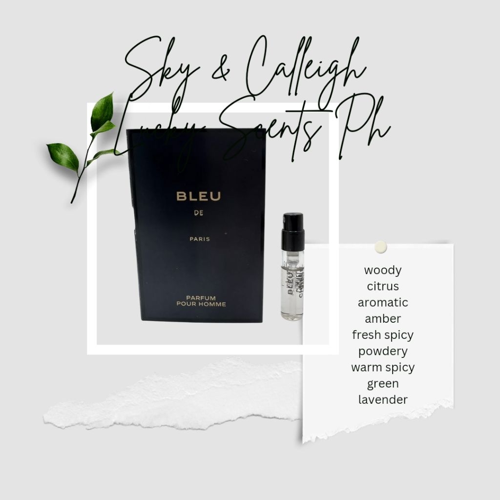 Authentic Perfume Vial BDC Bleu de Chaa Nelh Parfum | Shopee Philippines