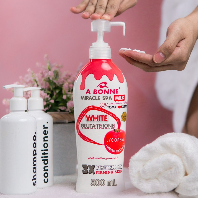Abonne Tomato Lotion Miracle Spa Milk White Glutathione 3x Whitening ...