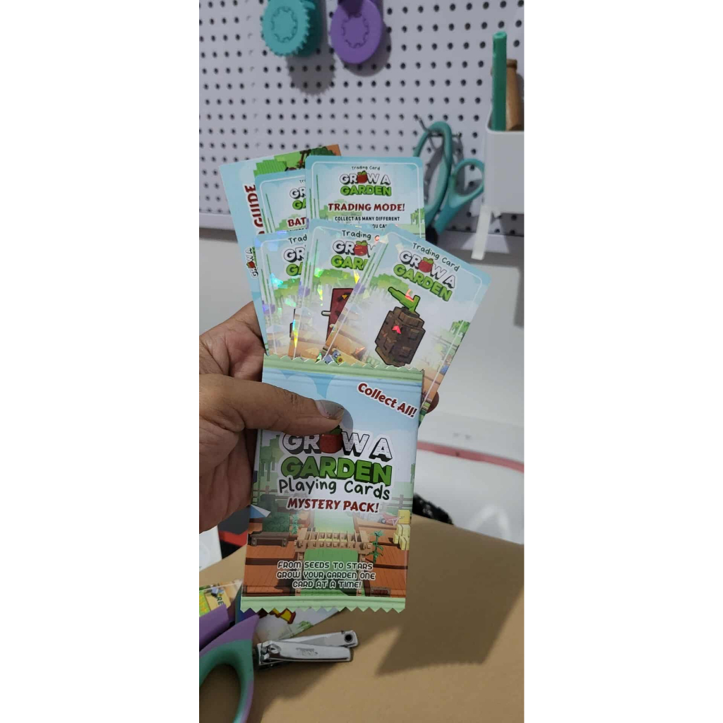 Grow a Garden: Mystery Trading Card Pack – Game + Stickers Inside ...