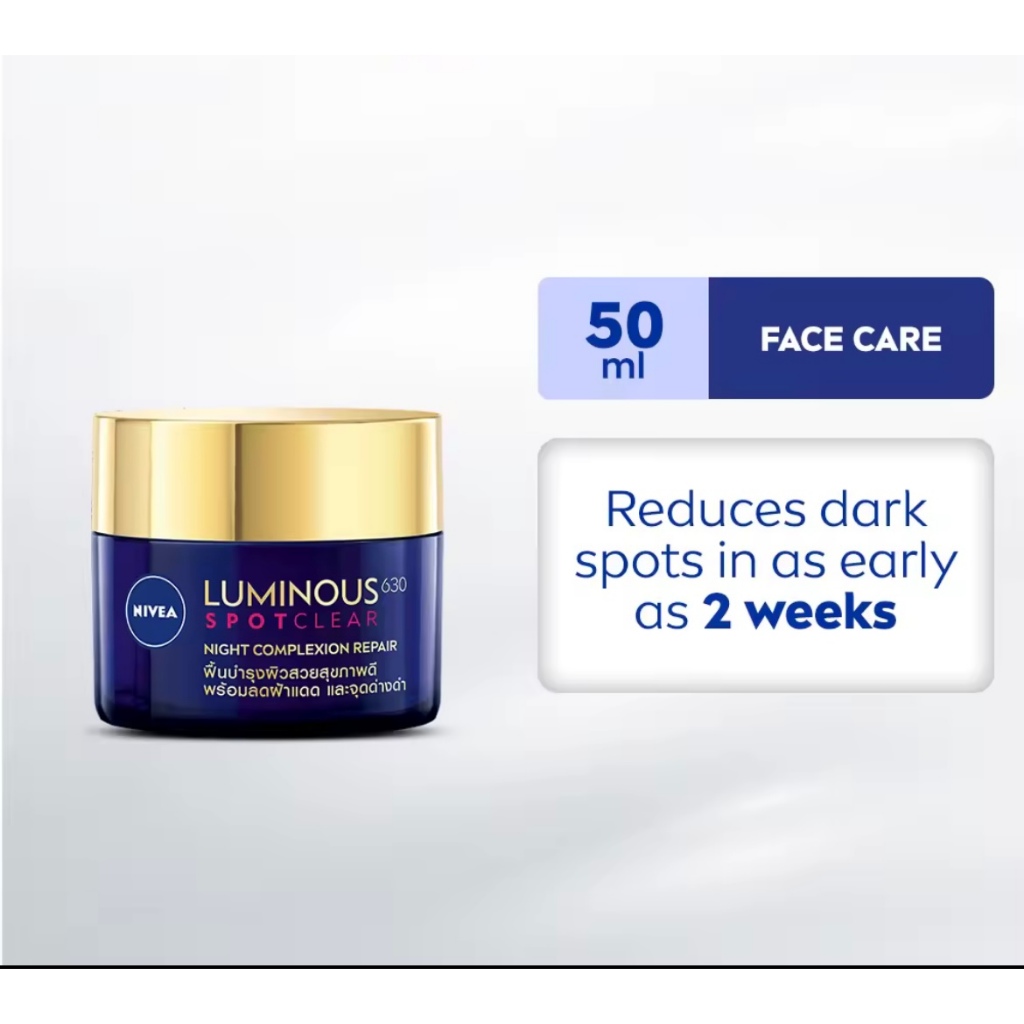 Face Care Luminous 630 Spotclear Night Repair Moisturizing Cream, dark ...