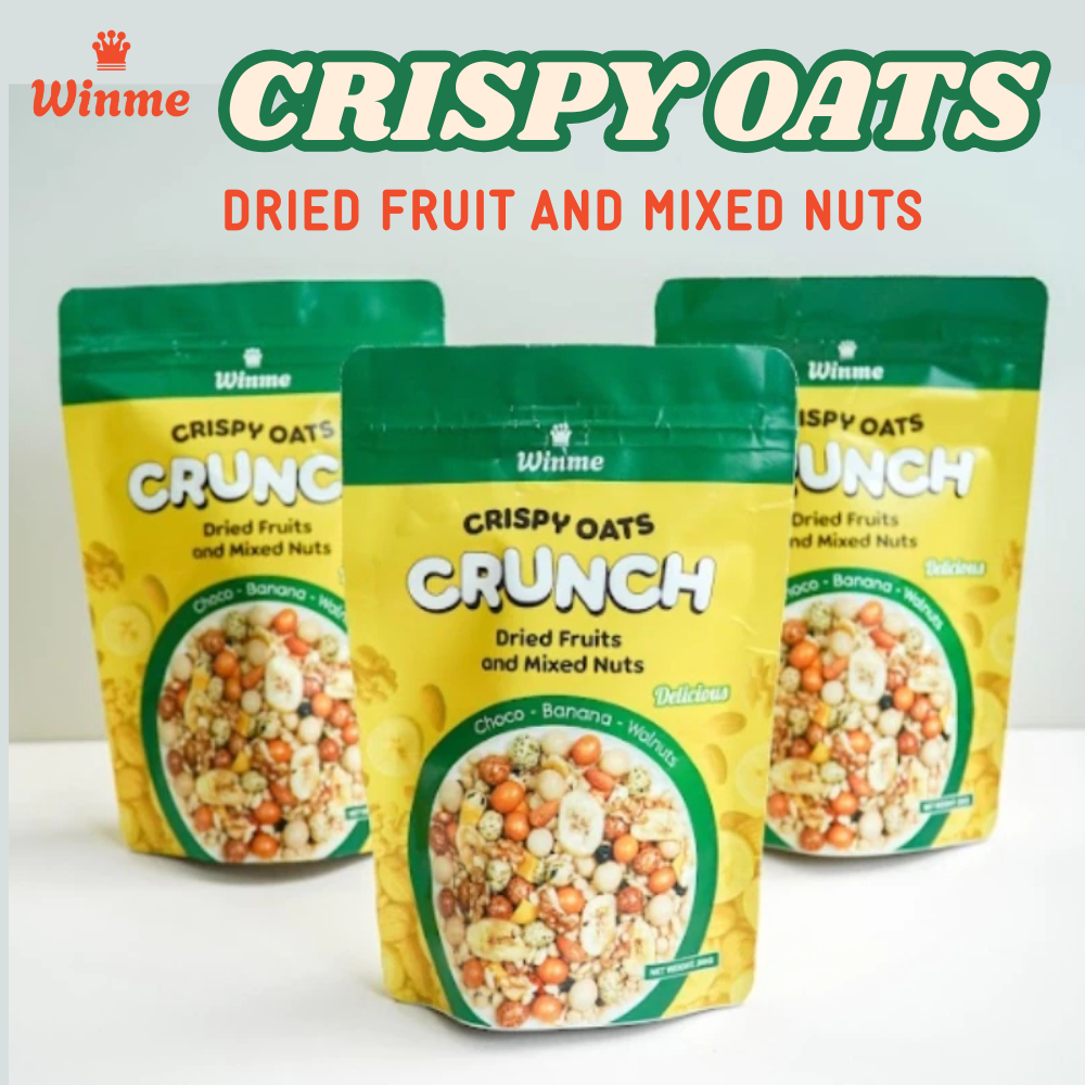 Winme Crispy Oats Crunch Dried Fruits And Mix Nuts Ready To Eat Rich ...