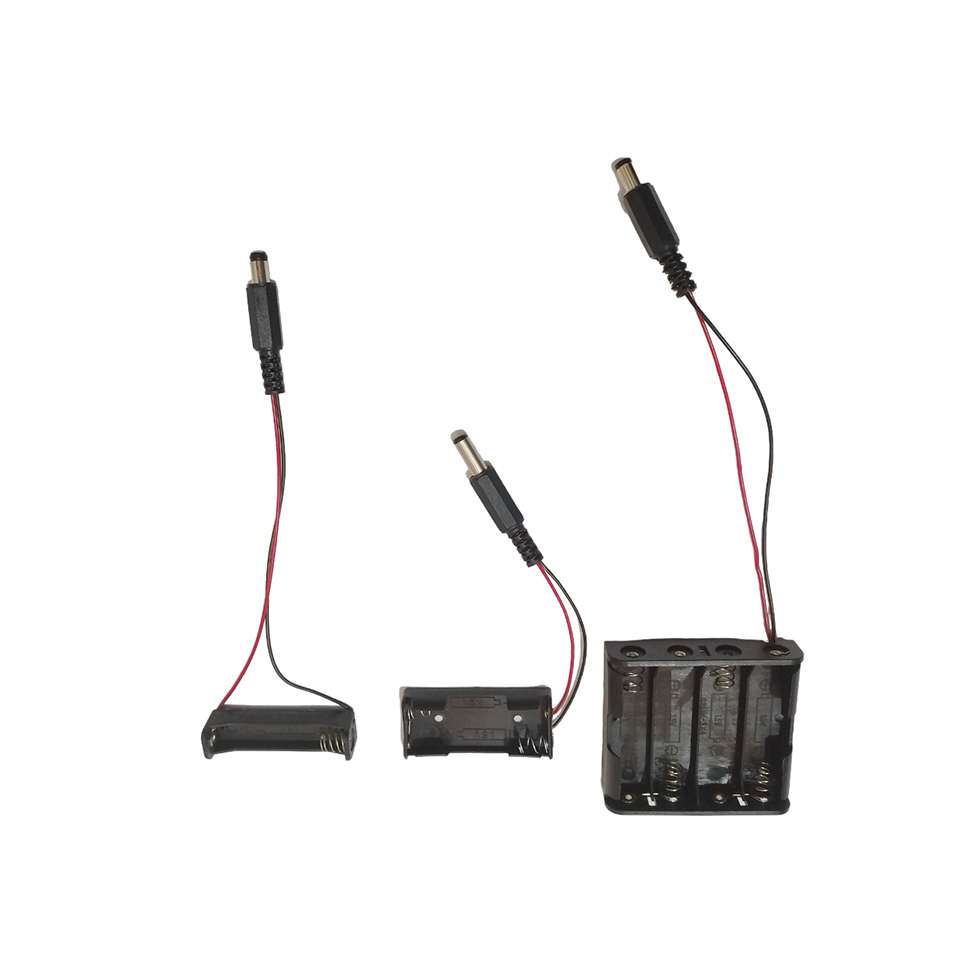 AA BATTERY HOLDER 1.5V with DC MALE PLUG CONNECTOR, BEST FOR DIY SCHOOL ...
