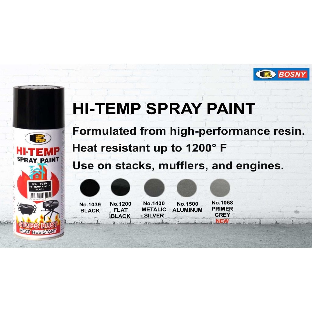 BOSNY HI TEMP SPRAY 1200F ( NOT 400F ) & SPRAY HANDLE | Shopee Philippines