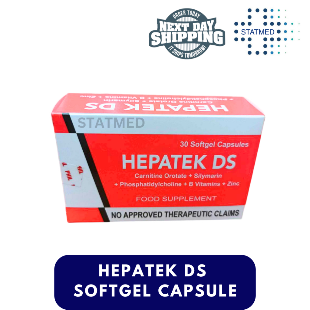 Hepatek DS Softgel Capsule Food Supplement | 10 & 30 Caps | Shopee ...