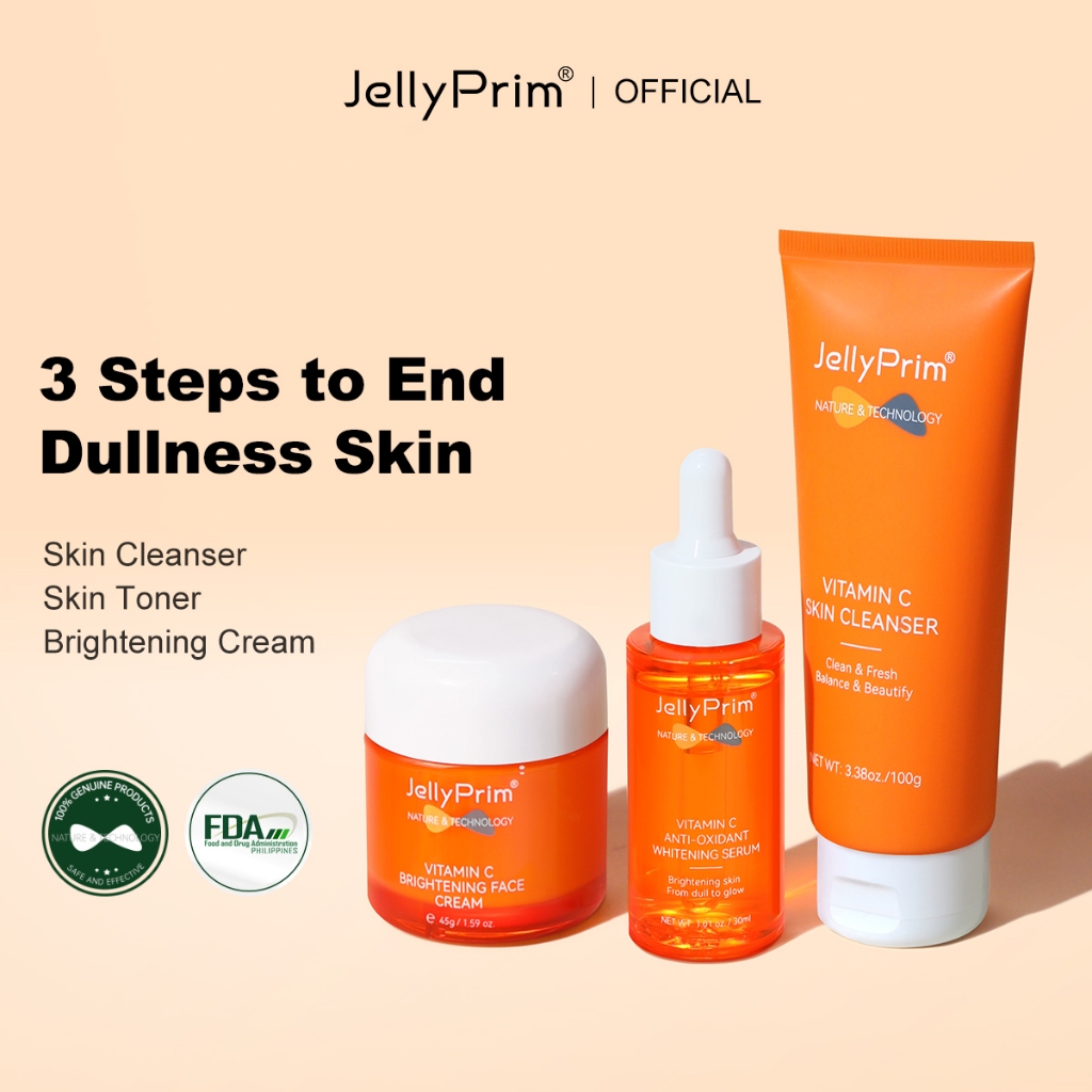JellyPrim Vitamin C Whitening Facial Moisturizer Melasma Dark Spots ...