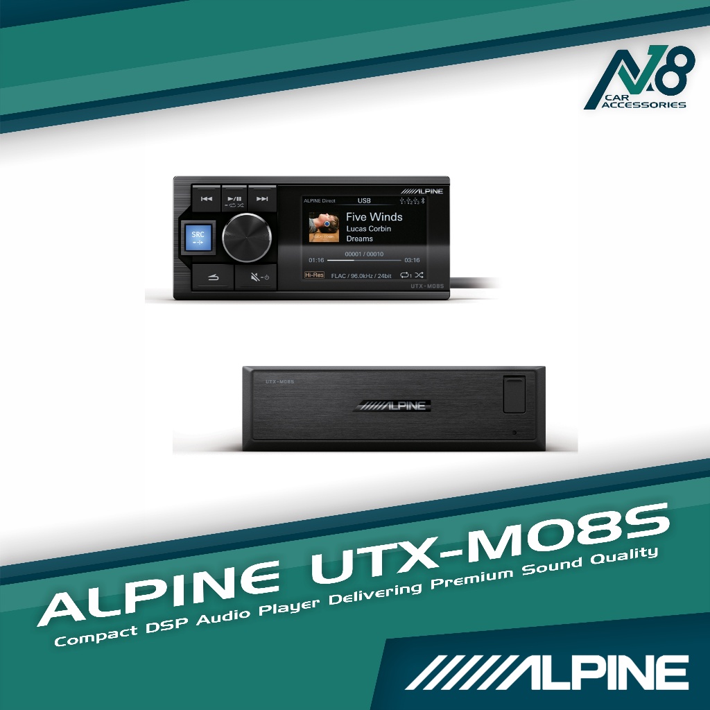 ALPINE UTX-M08S Add In DSP Audio Player Genuine | Shopee Philippines