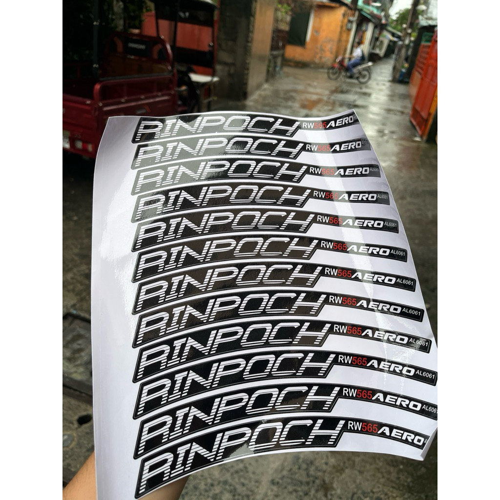 Rinpoch Rim Decals - Water Proof Laminated | Shopee Philippines