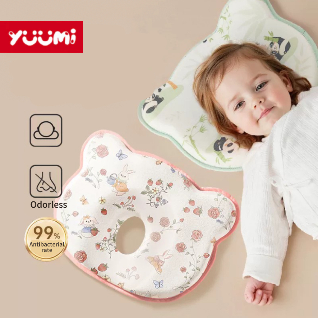 Yuumi Baby Pillow Ergonomic Support Unan Infant Breathable Memory ...