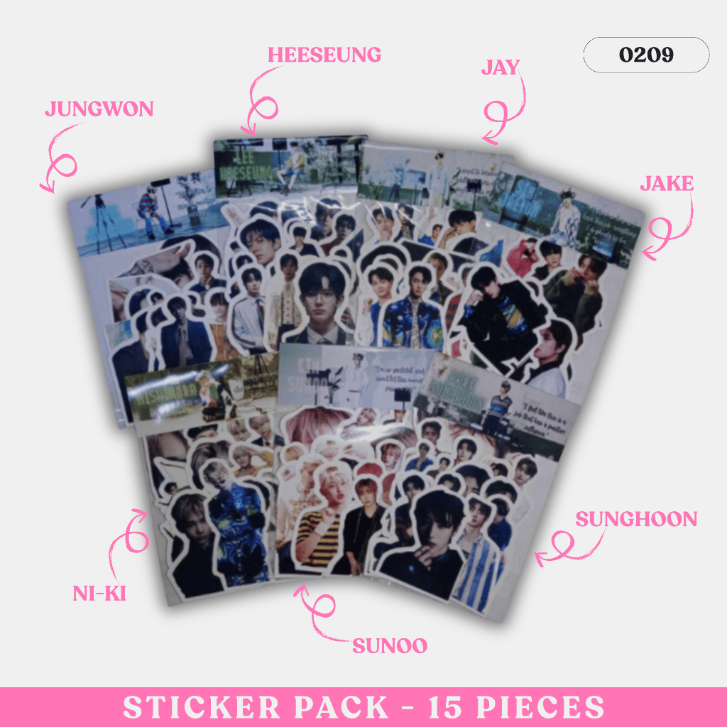 ENHA Romance Untold Sticker Pack - Solo Dicon Kpop Stickers for ...