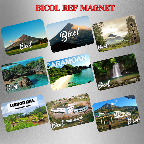 BICOL REF MAGNET / SOUVENIER / TOURIST SPOT | Shopee Philippines