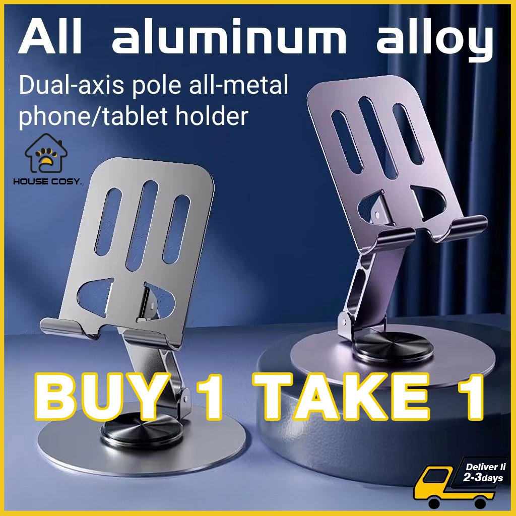 【Buy 1 Take 1】All-metal aluminum alloy 720° infinite rotation holder ...