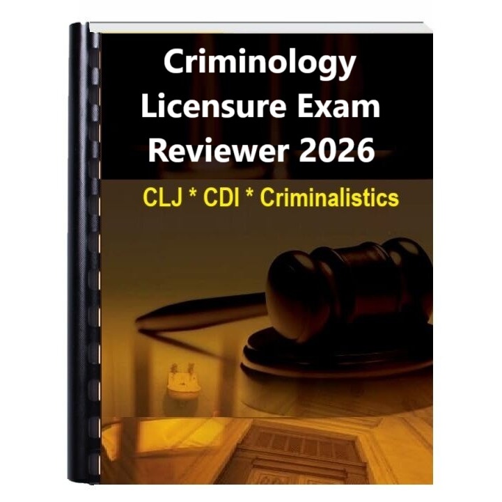 Criminology CLJ, CDI and Criminalistics Reviewer 2026 | Shopee Philippines