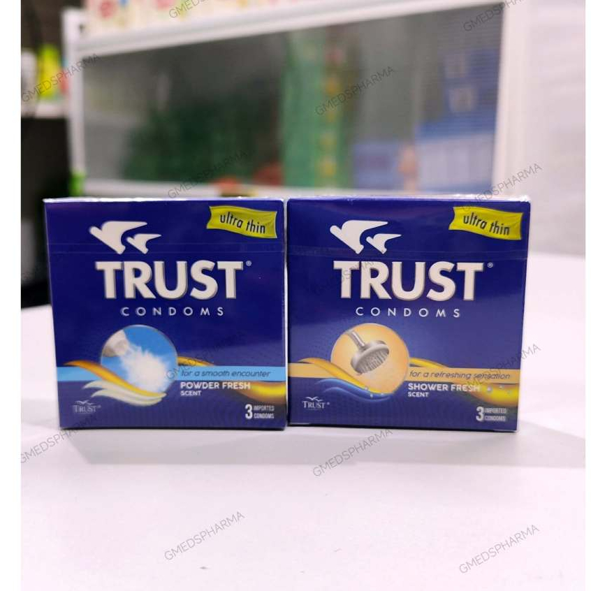 TRUST CONDOM ULTRA THIN 3 IN 1 PACK (DISCREET PACKAGING) | Shopee ...