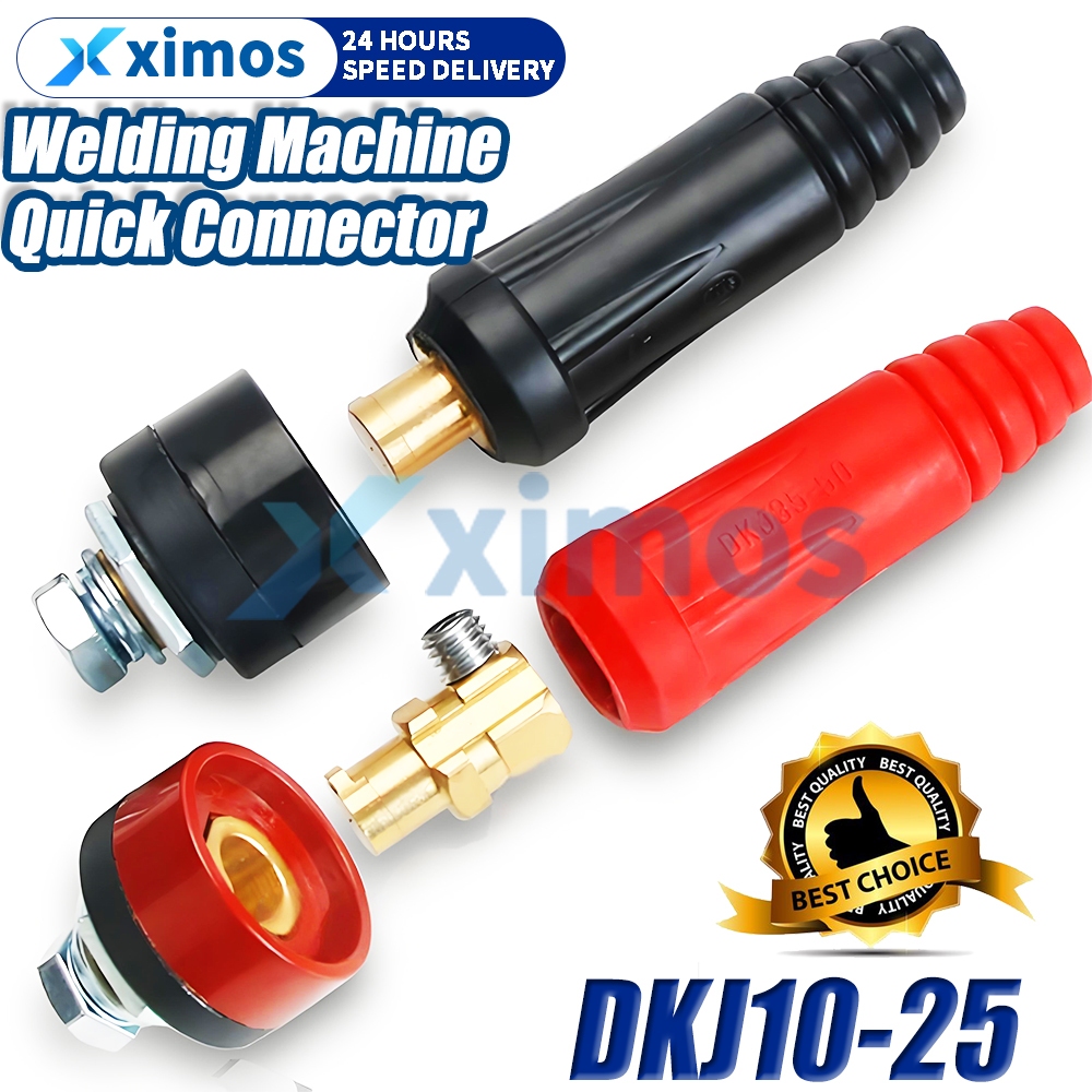DKJ10-25 Welding Cable Connector Heavy Duty Quick Fitting Welding ...
