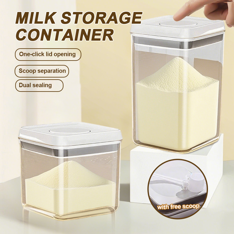 Air Tight Milk Powder Container Milk Storage Container with Scoop ...