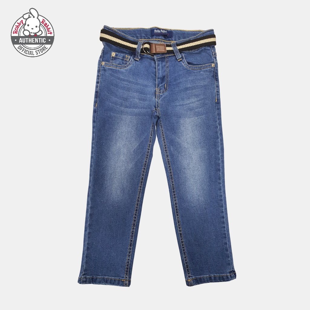 Robby Rabbit Tropical Blue Denim Pants (Blue) | Shopee Philippines