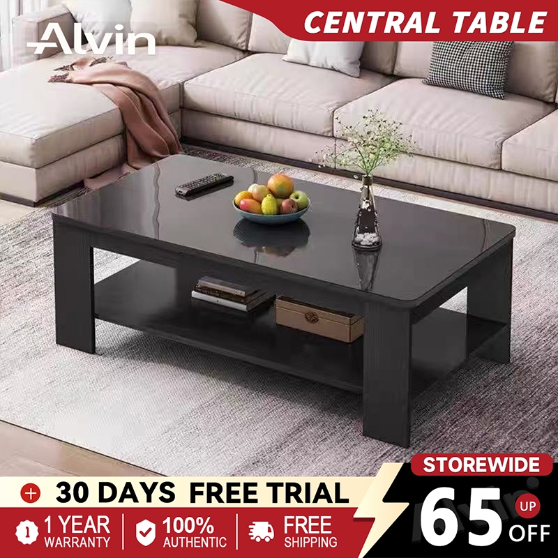 ALVIN Tea Table Sofa Table Sofa Living Room Center Table【 80*40*42cm ...