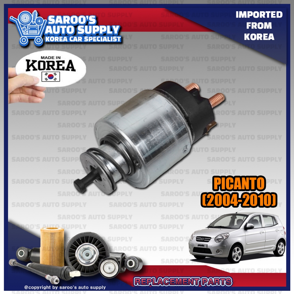 Starter Magnetic / Starter Solenoid For Kia Picanto (04-10), Made In ...