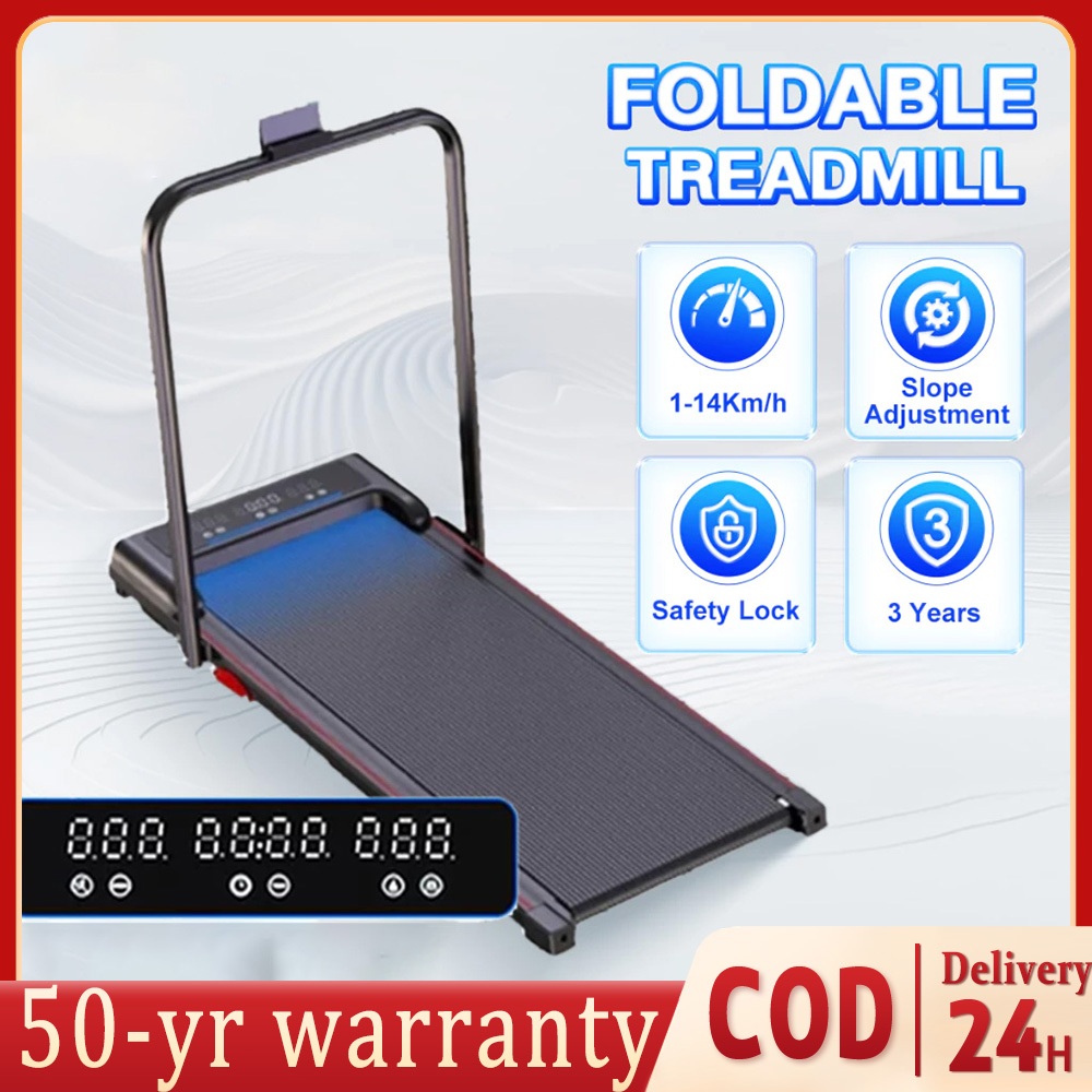 Treadmill Foldable Electric Portable Walking Pad Exercise Equipment ...