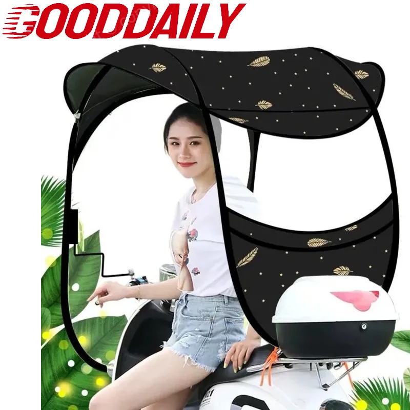 【New Upgraded】canopy for motorcycle (COD In Stock) - Double-Layer All ...