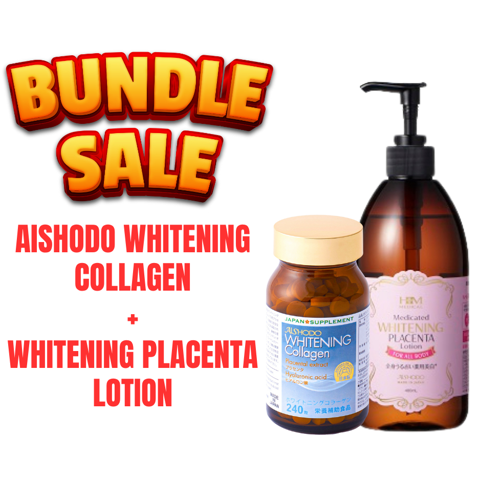 BUNDLE SALE! Japan Whitening Combo, Aishodo Whitening Collagen ...