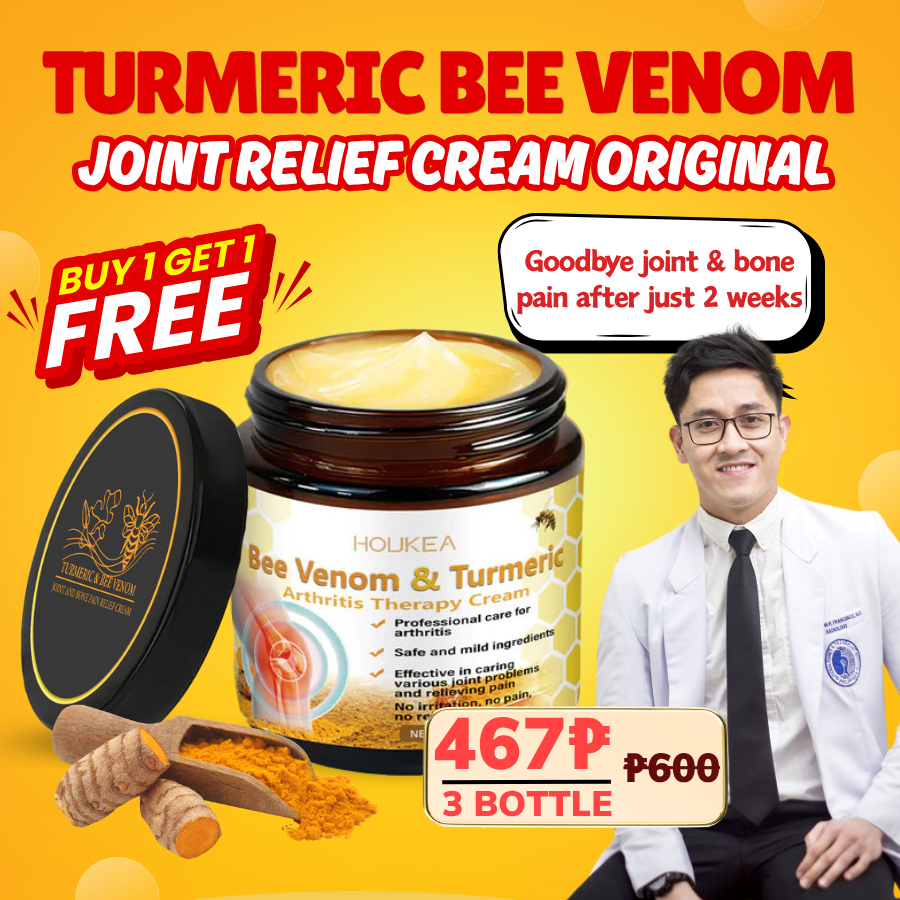 Turmeric Bee Venom Joint Relief Cream Original Arthritis Venom Pain ...