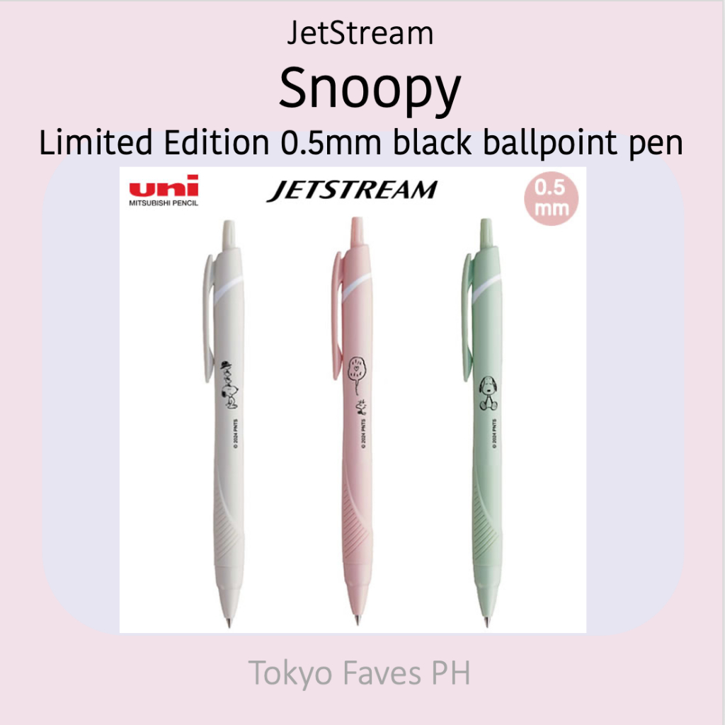 JetStream Peanuts Snoopy Limited Edition Collaboration 0.5mm oil-based ...