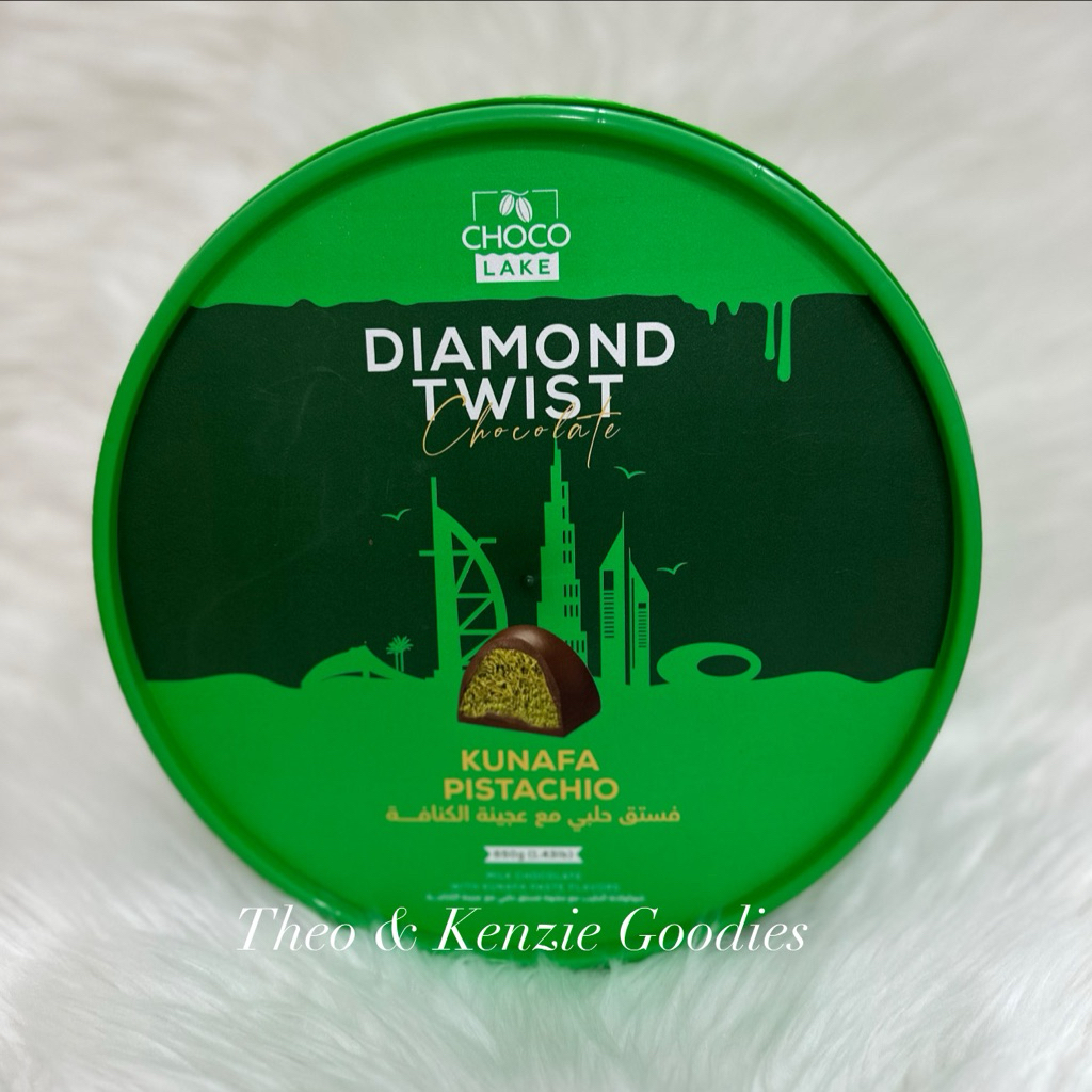 KUNAFA PISTACHIO CHOCO LAKE MILK CHOCOLATE - Imported from Middle East ...