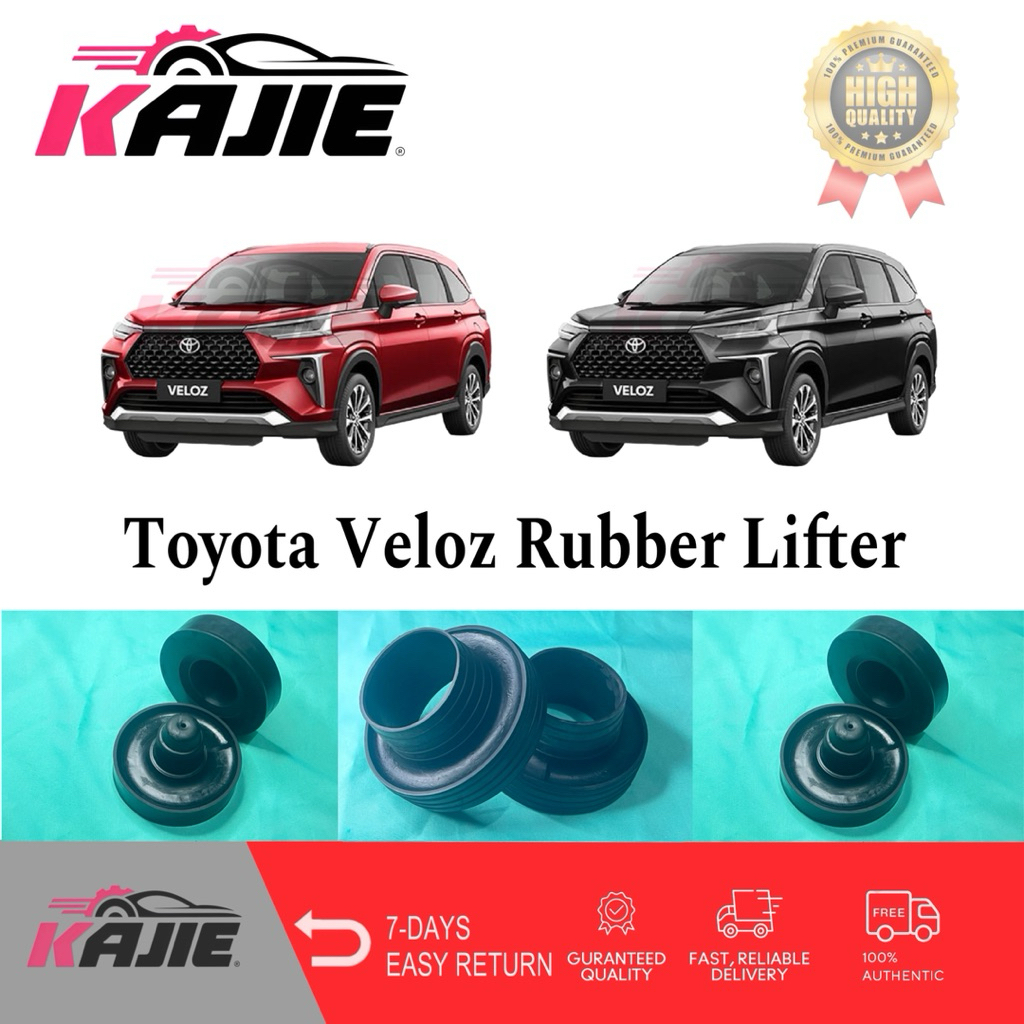 Toyota Veloz Rubber Lifter 1" lift High Quality and Heavy Duty | Front ...