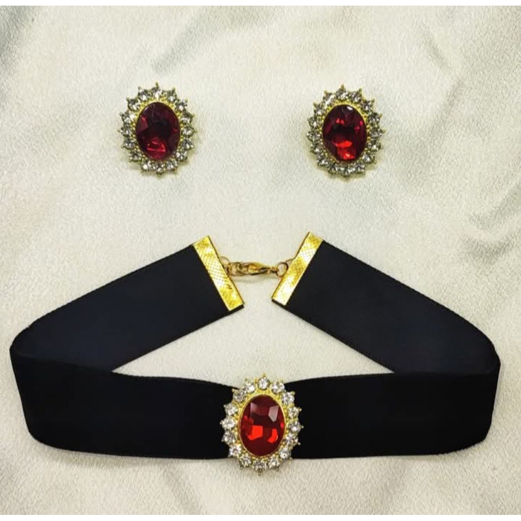 Tradisyonal Filipinina Vintage Choker Necklace Gothic Lady Head Cameo ...