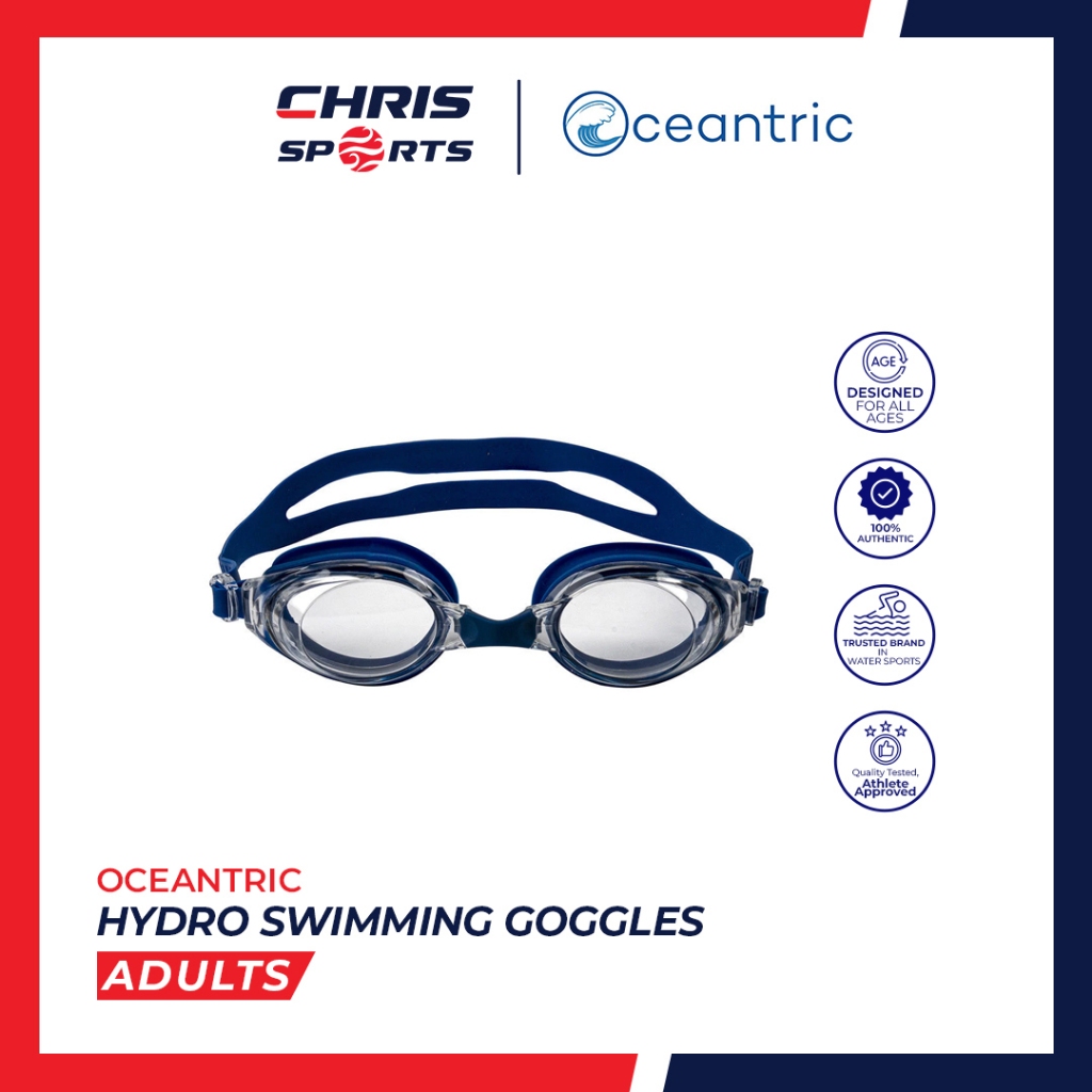Oceantric Hydro Swimming Goggles - Adults | Shopee Philippines