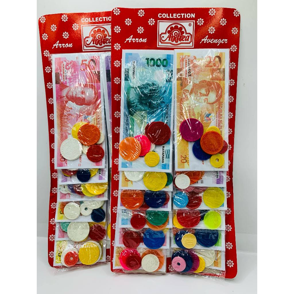 Play Money with Coins sold per pad (12 sets) SHP | Shopee Philippines