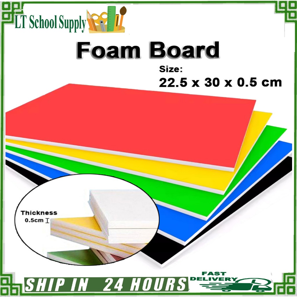 1pcs KT Foam Board Colored PVC Board D.I.Y Handmade Materials Size: 22. ...
