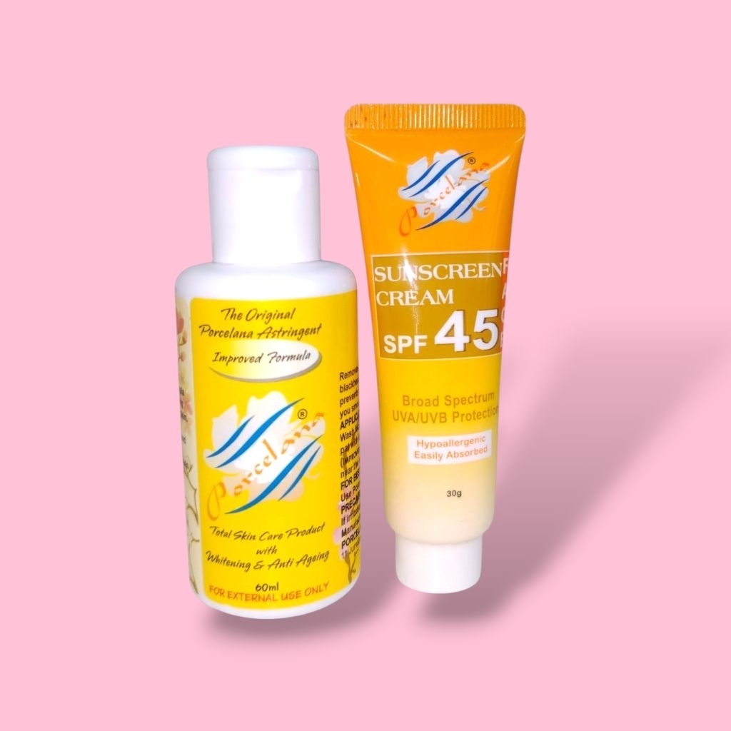 Porcelana TONER + SUNSCREEN | Shopee Philippines