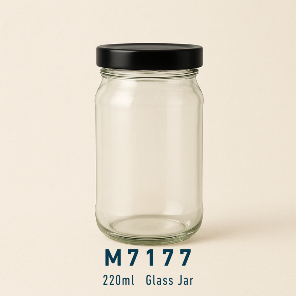M7177 220ml / 8oz Glass Jar(24pcs) With FREE SEAL– Pressure Cook & Food ...