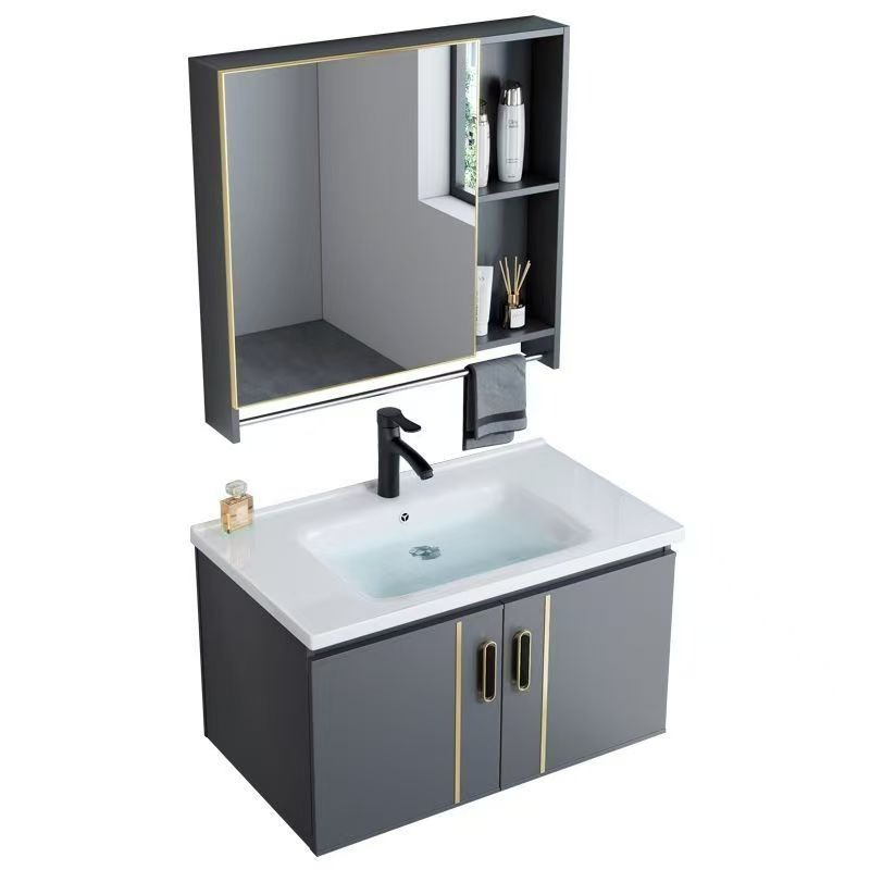 【COD】Bathroom wash basin complete set Aviation aluminum bathroom ...