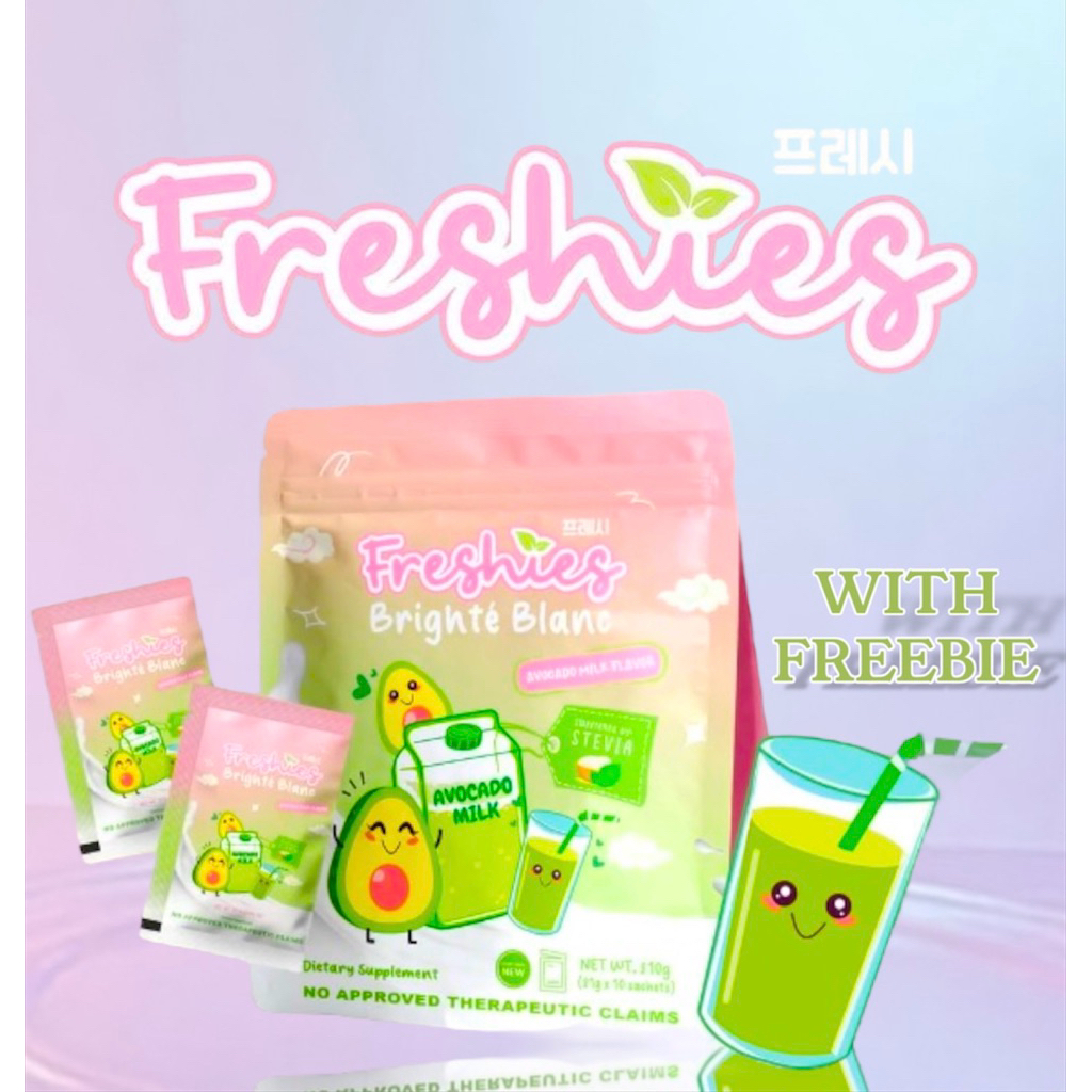 New and Improved Freshies Avocado Milk Collagen Bright Blanc | Shopee ...