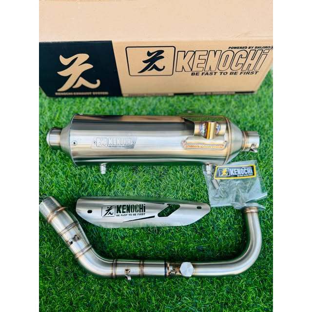 KENOCHI PIPE K2 V1 V2 BLACK STAINLESS CLICK MIO NMAX AEROX BEAT PCX160 ...