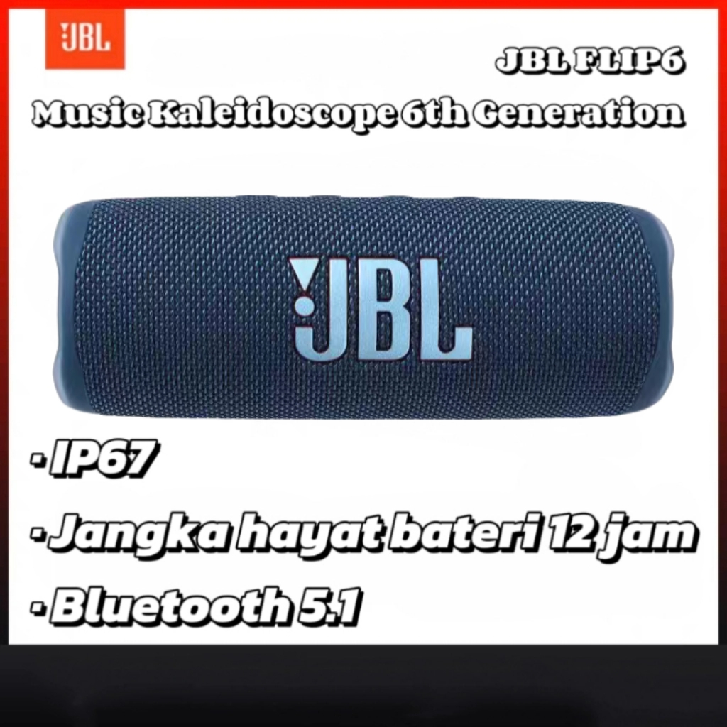 Flip 6 Bluetooth Speaker JBL Portable Waterproof and Drop Proof lP67 Waterproof speaker | Shopee ...