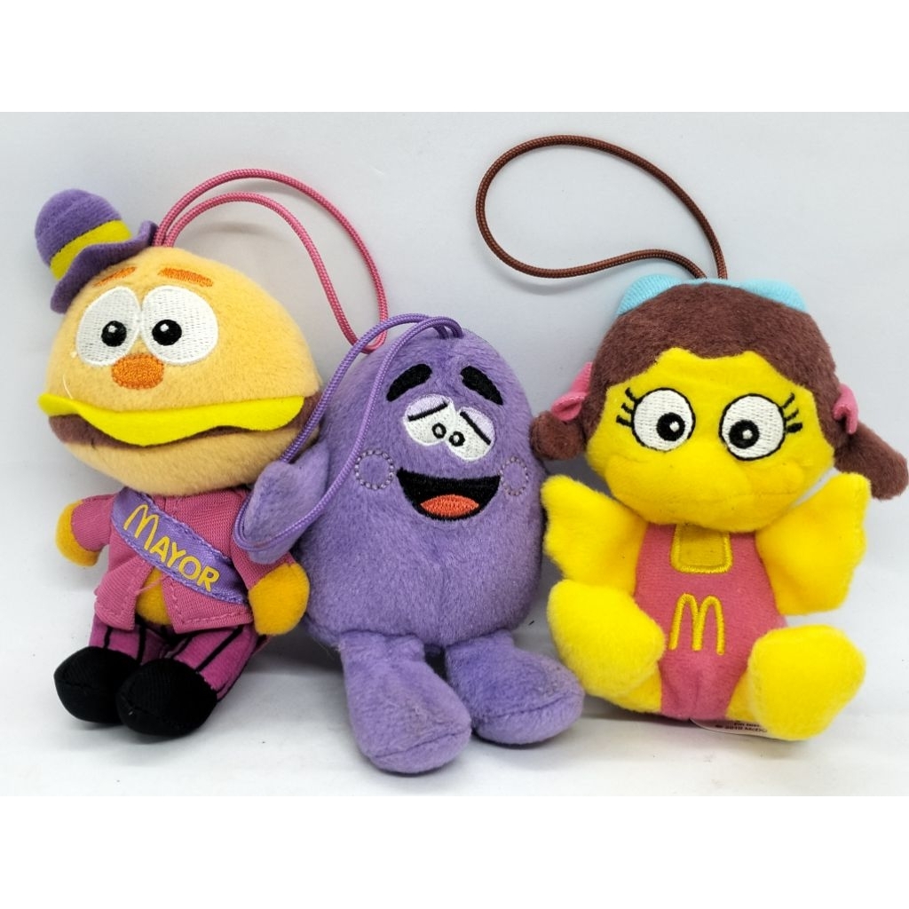 McDo Bag Charms Keychain Plush Stuffed Toy | Shopee Philippines